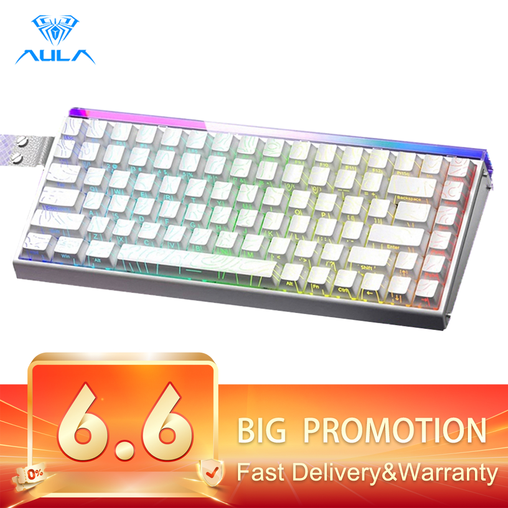 AULA HERO 84HE Magnetic Mechanical Keyboard RT0.01 8Khz Wired with RGB ...
