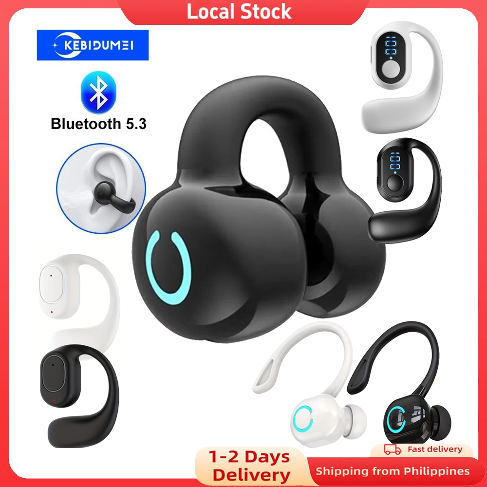[Local Stock]Mini Bluetooth 5.4 Earphone Ear-Clip Headset Wireless ...