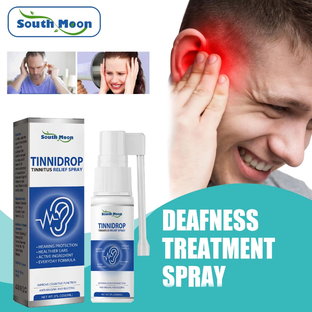 South Moon Tinnidrop Tinnitus Relief Spray Tinnitus liquid Ear Ringing ...