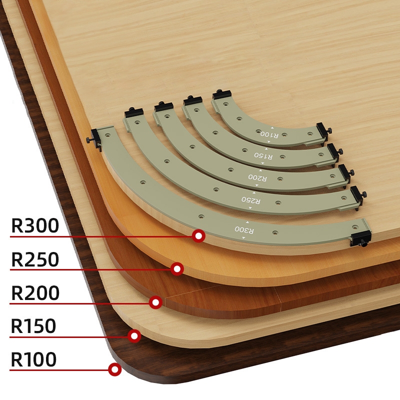 Woodworking Round Corner Radius Template, R100 R150 R200 R250 R300 ...