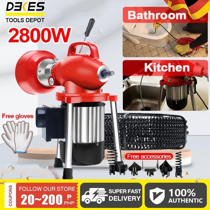 Professional Automatic Dredge Machine Clear Toilet Blockage Drain ...