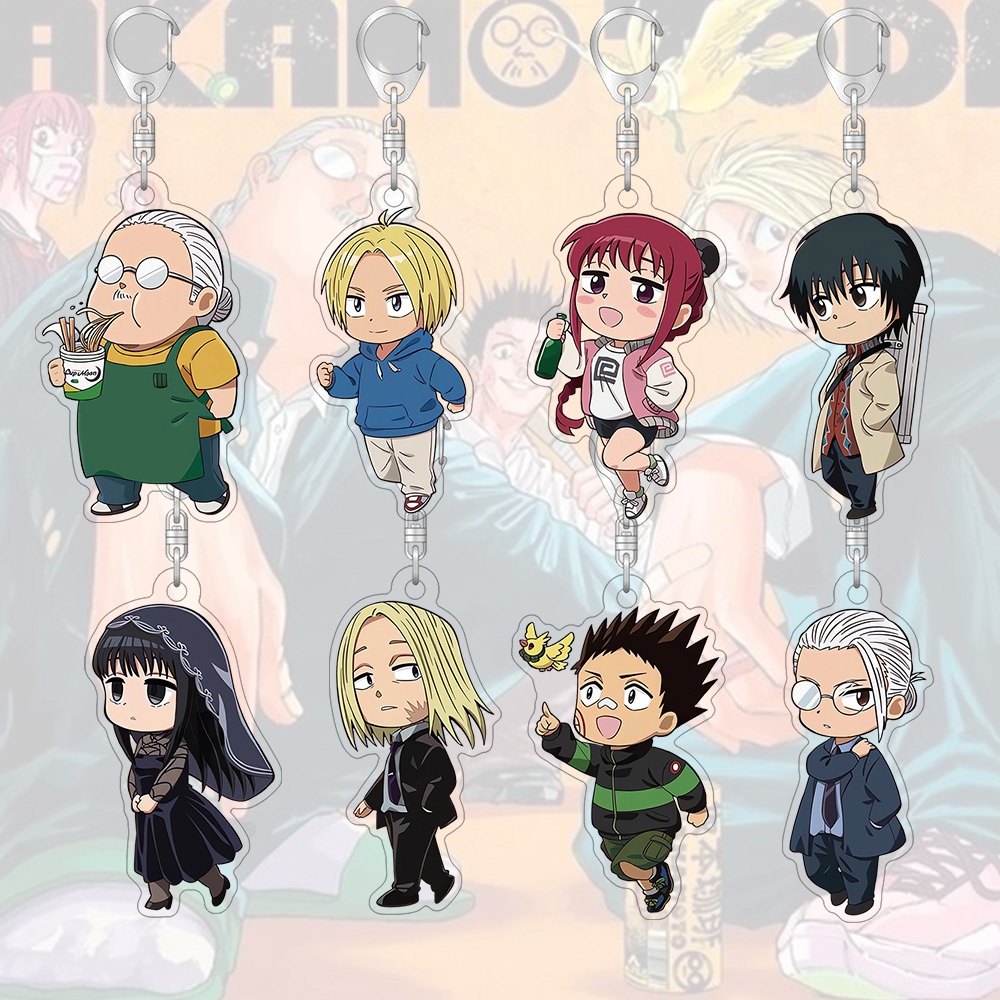 55mm Acrylic Keychain Sakamoto Days Cartoon Character Anime Cute Bags ...
