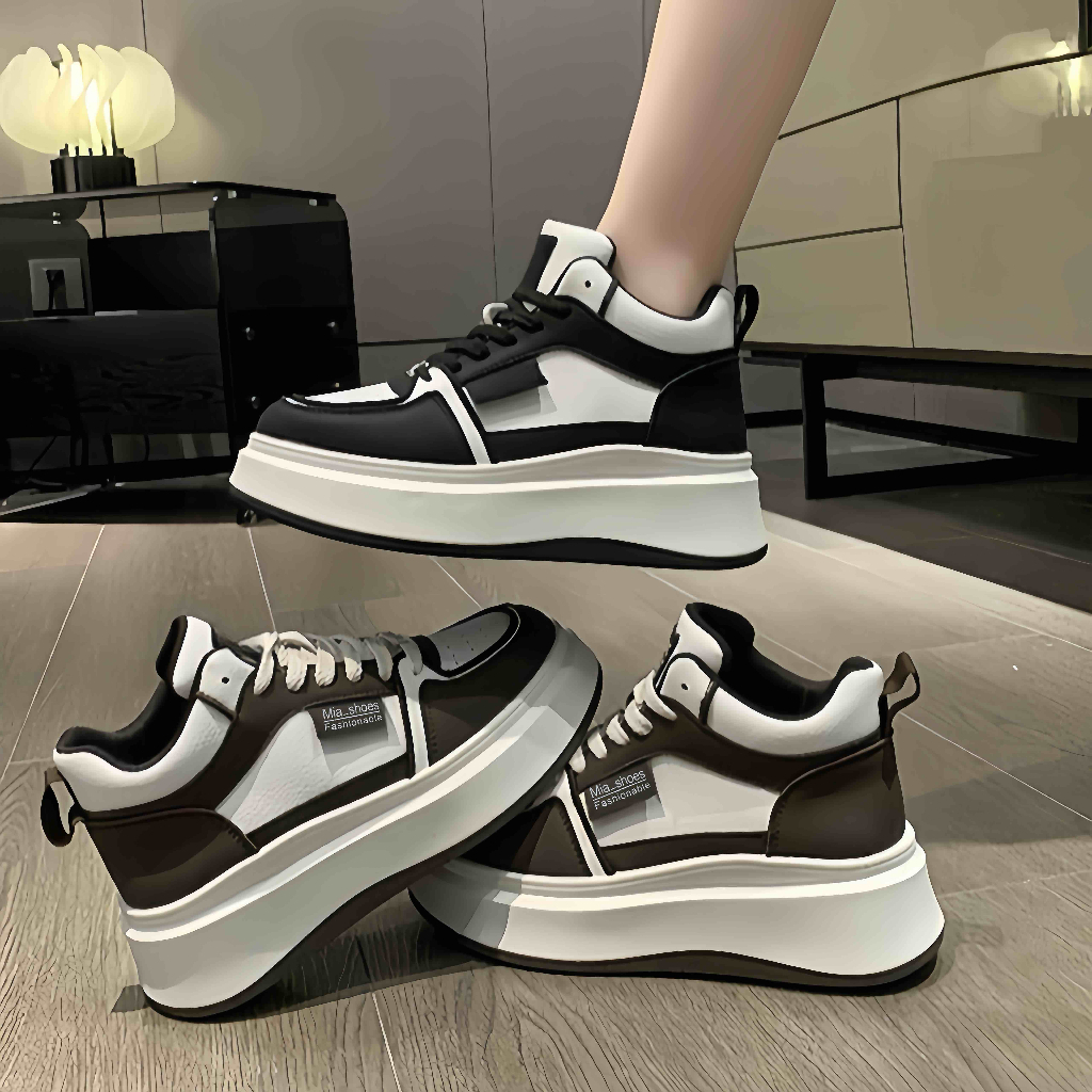 New Korea Fashion High Cut Unisex Sneakers Casual Platform Sports Shoes ...