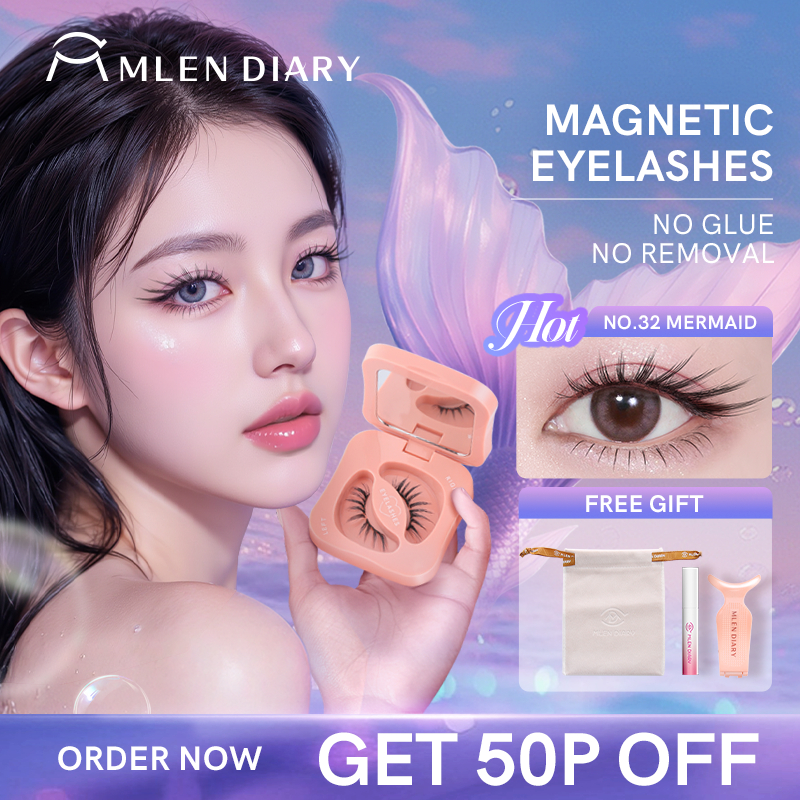 [3D Series] Mlen Diary Soft Magnetic False Eyelashes Series, Dupont 3D ...