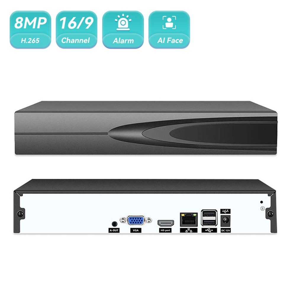 Hamrol 32CH 4K 8MP H.265 16CH 10CH CCTV NVR Support For IP Camera ...