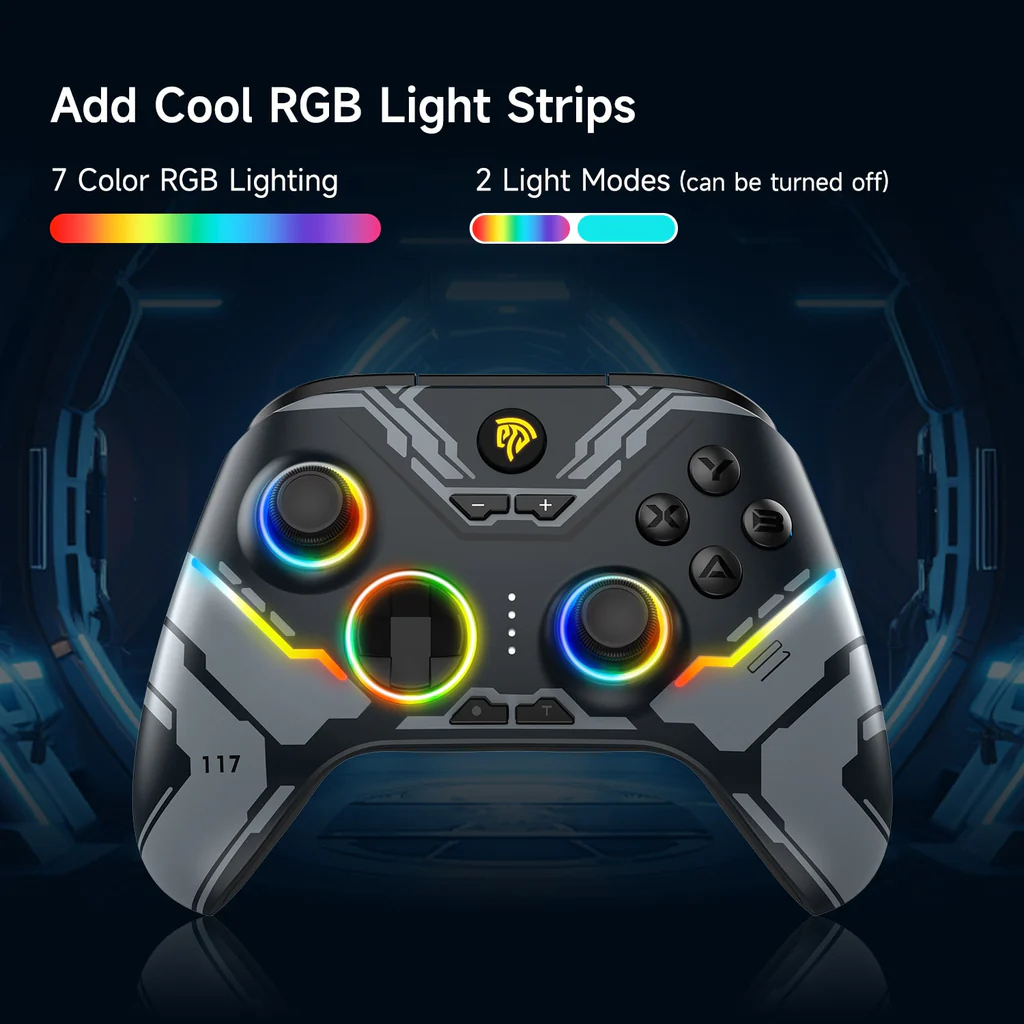 EasySMX X15 PC Controller ,Wireless Bluetooth Gamepad with Hall ...