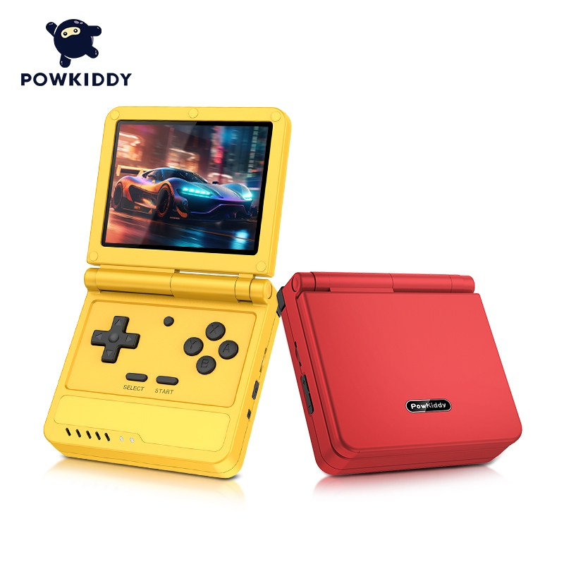 POWKIDDY V90S Retro Flip 3.5 Inch 4:3 640*480 HD IPS Screen Handheld ...