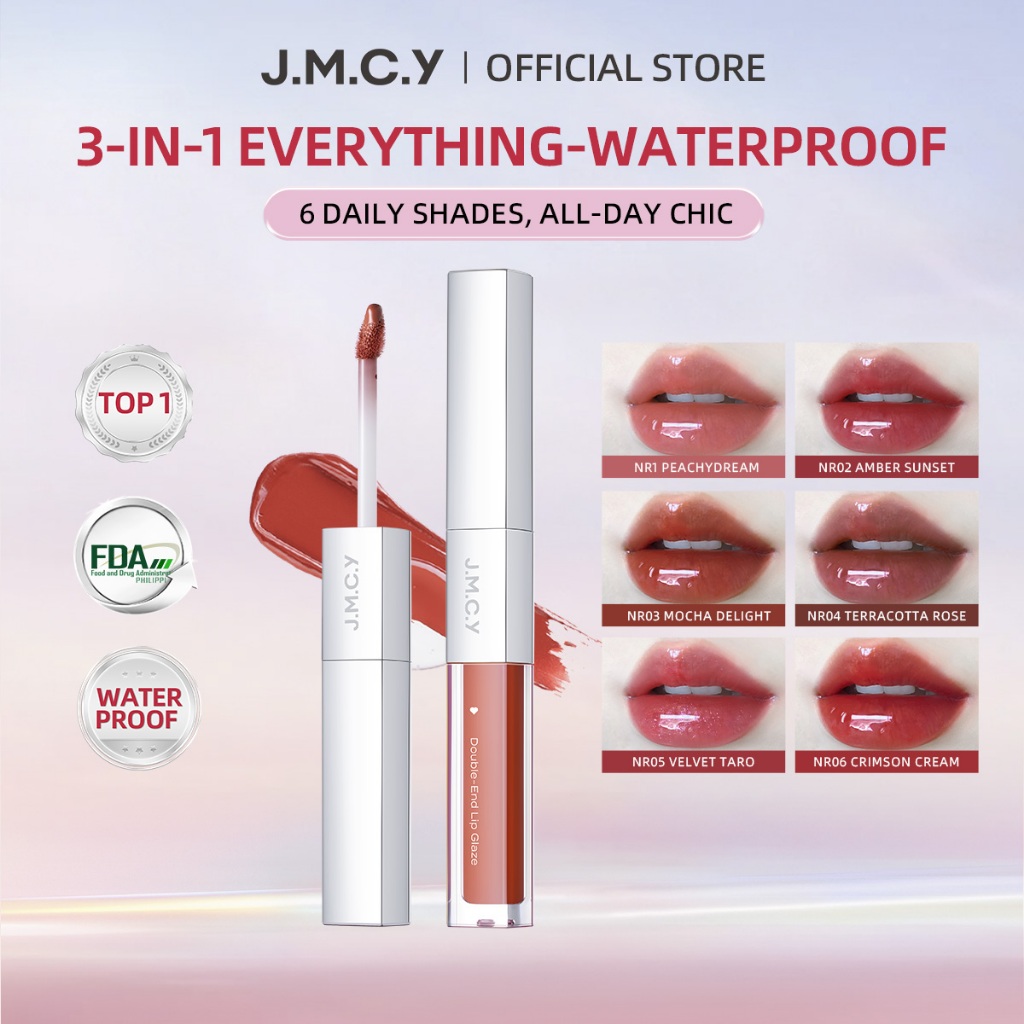 JMCY Waterproof Long Lasting Lip Gloss Moisturizing 48 Hours Lip Stick ...