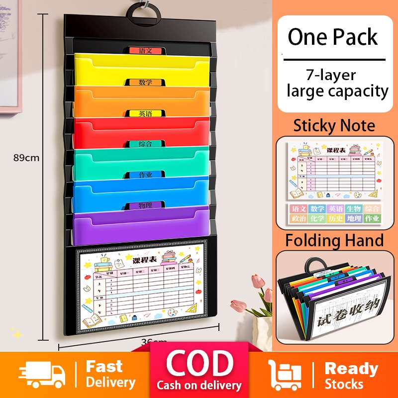 Hanging File Organizer Paper Organizer Drawer Document Receipt Folder ...