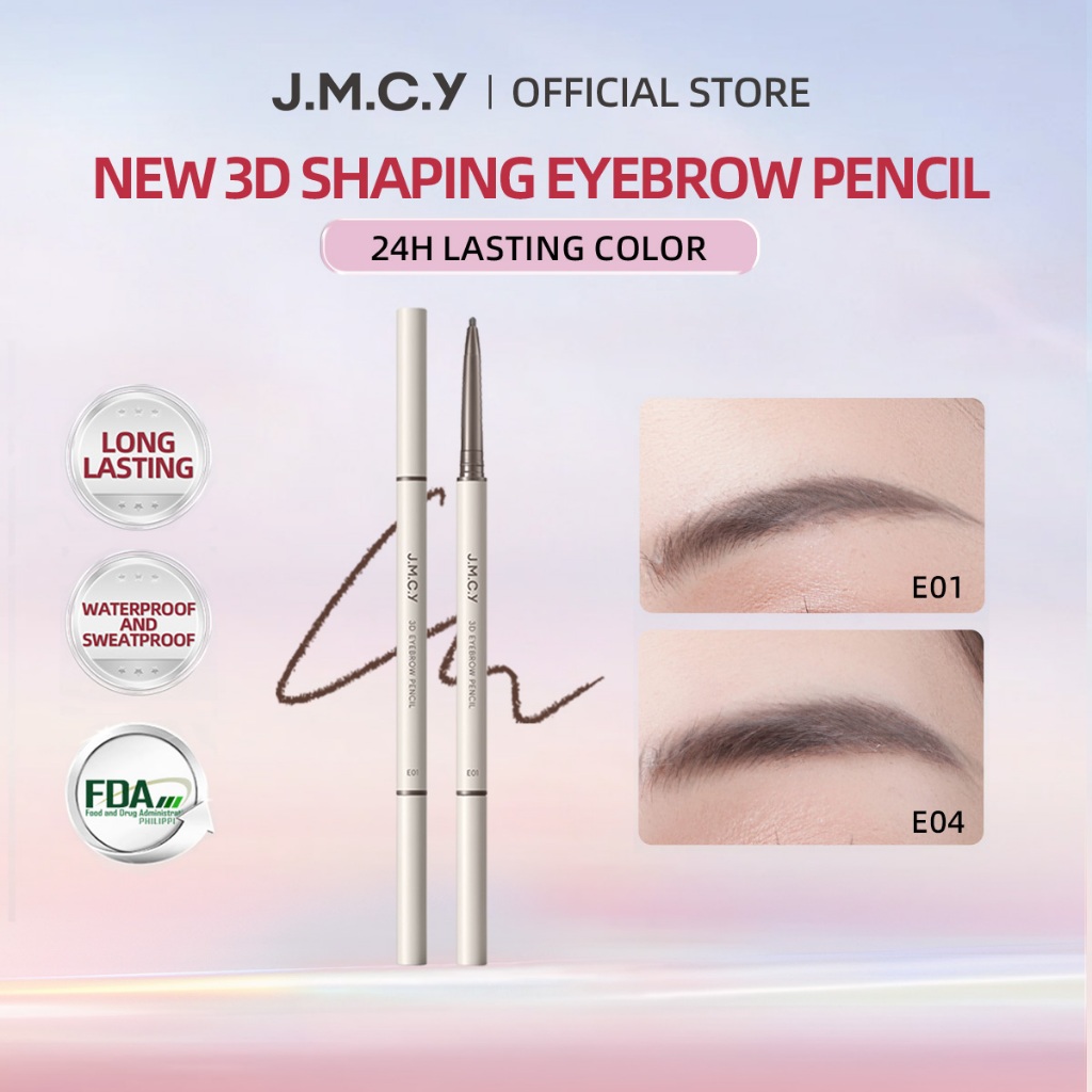 JMCY Ultra-Fine Tip Waterproof Smudge-Proof Eyebrow Pencil Long-Lasting ...