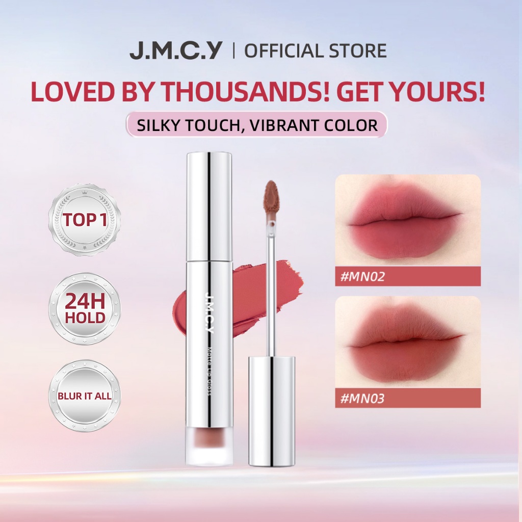 【Criza Taa Inspired Lip Tint】JMCY Lip Gloss Velvet Matte Lip Mud ...