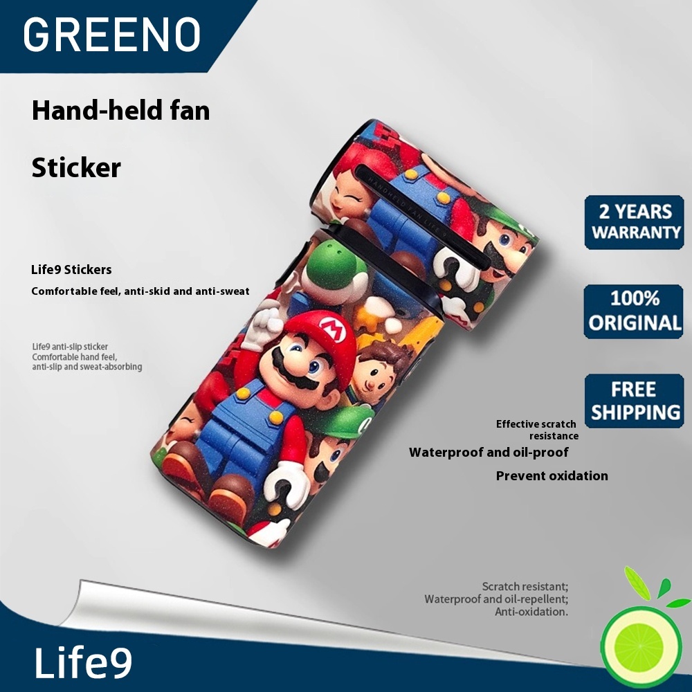 GREEN Life9 Fan Sticker Suitable for Trendy People Jisulife Life9 ...