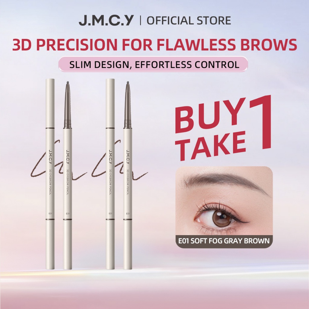 【Live Exclusive】JMCY 3D Shaping Eyebrow Pencil 2Pcs Ultra-Fine Tip ...