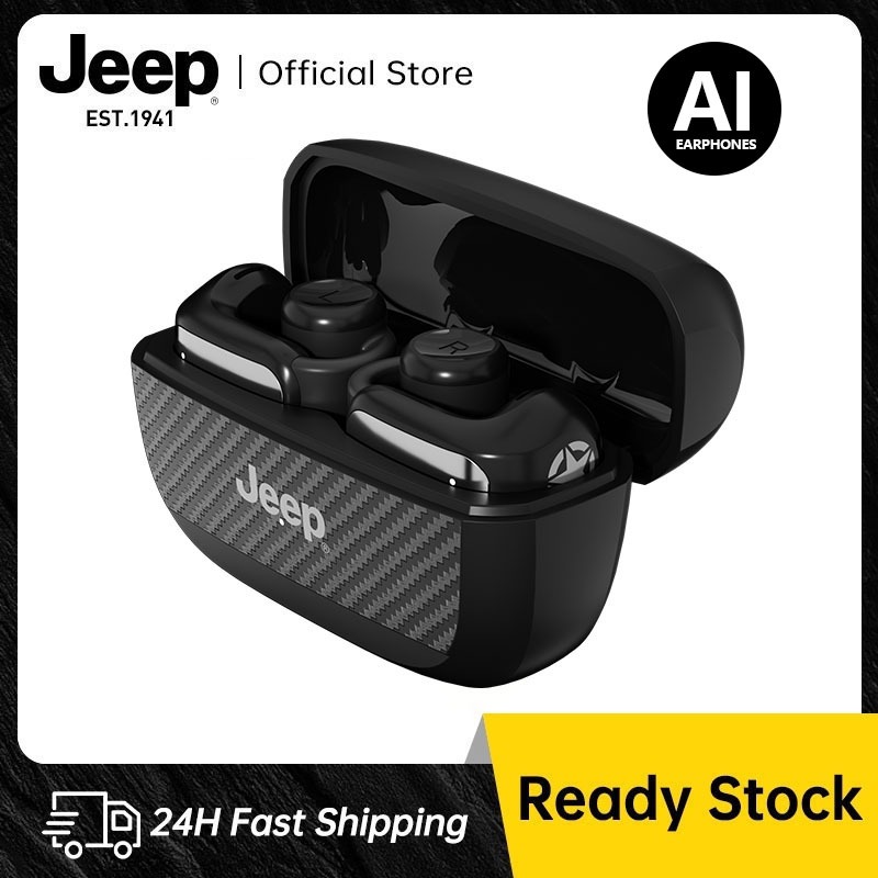 Jeep EC020 AI Real-Time Translation Wireless Bluetooth 6.0 Earphones ...
