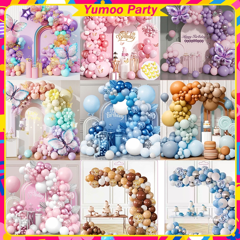 【Free Gift】Happy Birthday Balloon Set Party Decorations Party Supplies ...