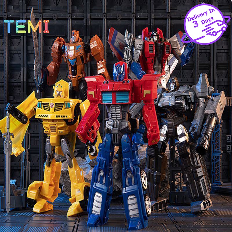 ⭐Pilipinas Sa Stock⭐ TEMI Optimus Prime Bumblebee Dinosaur Robot Toy ...