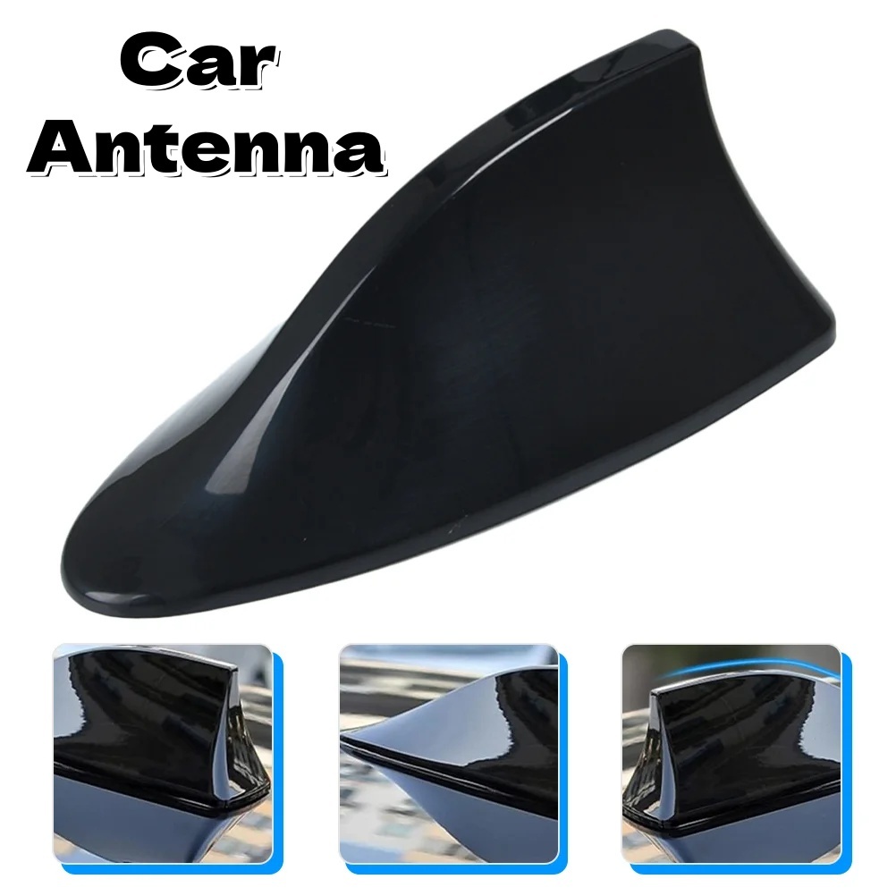 Universal Car Shark Fin Antenna Auto Radio Signal Aerials Roof Antennas ...
