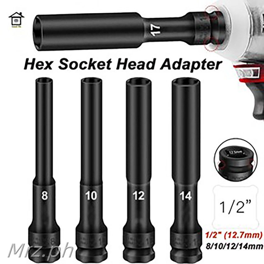1/2"Hex Impact Wrench Socket Set Impact Drive Extension Socket Set ...