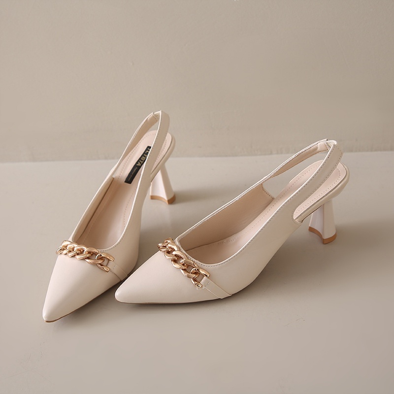 SH size 35-40 Korean High Heels Sandals Cone High Heels Work ...