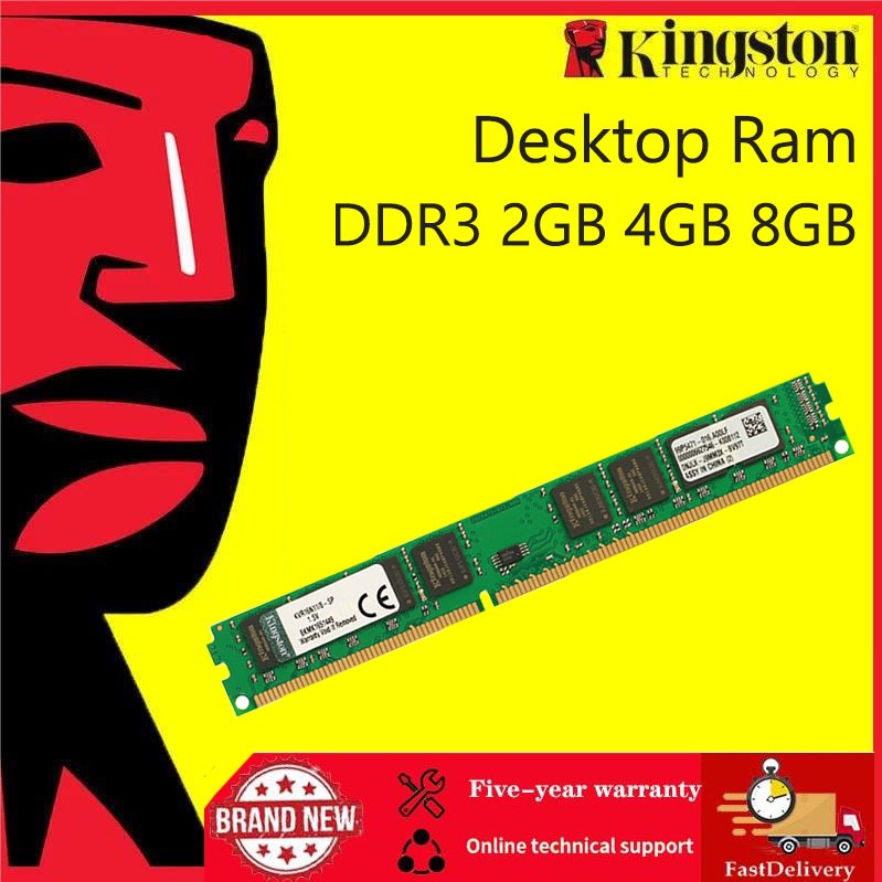 Kingston DDR3 PC RAM 4GB 8GB DDR3 1333/1600MHz Desktop Memory 8GB DDR3L ...