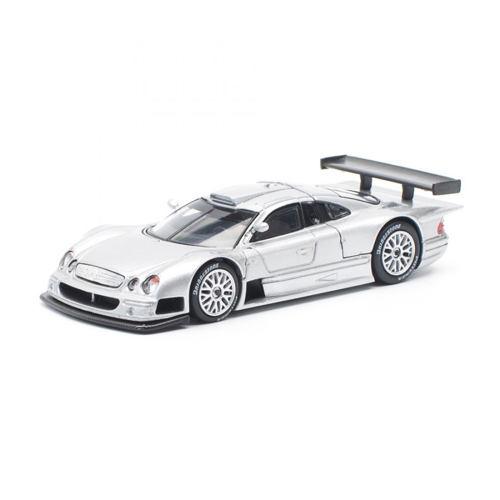 Poprace PR640158 1/64 Mercedes-Benz CLK GTR Silver Diecast Scale Model ...