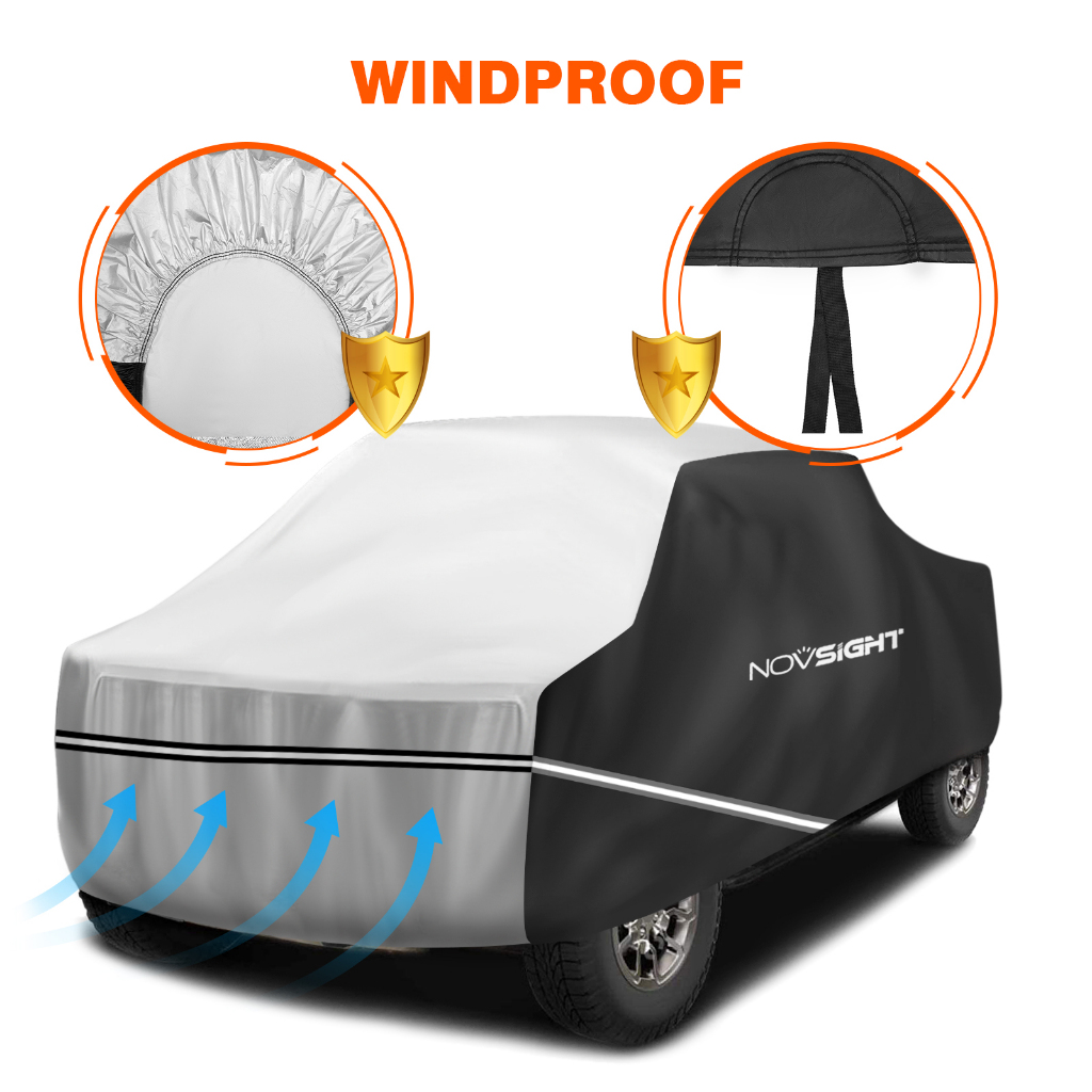 Novsight Car Cover For Sedan SUV Pickups UV Protection WaterProof Sun ...