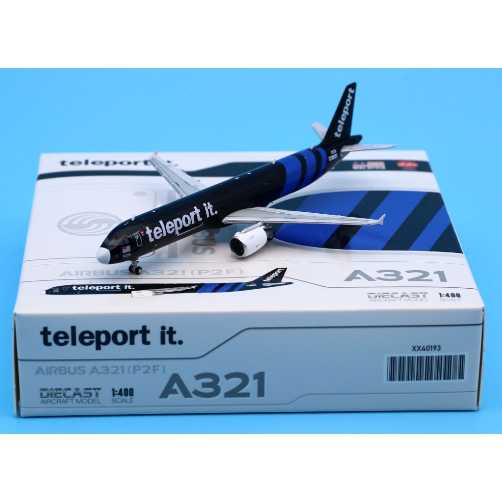 XX40193 Alloy Collectible Plane Gift JC Wings 1:400 Teleport(AirAsia ...