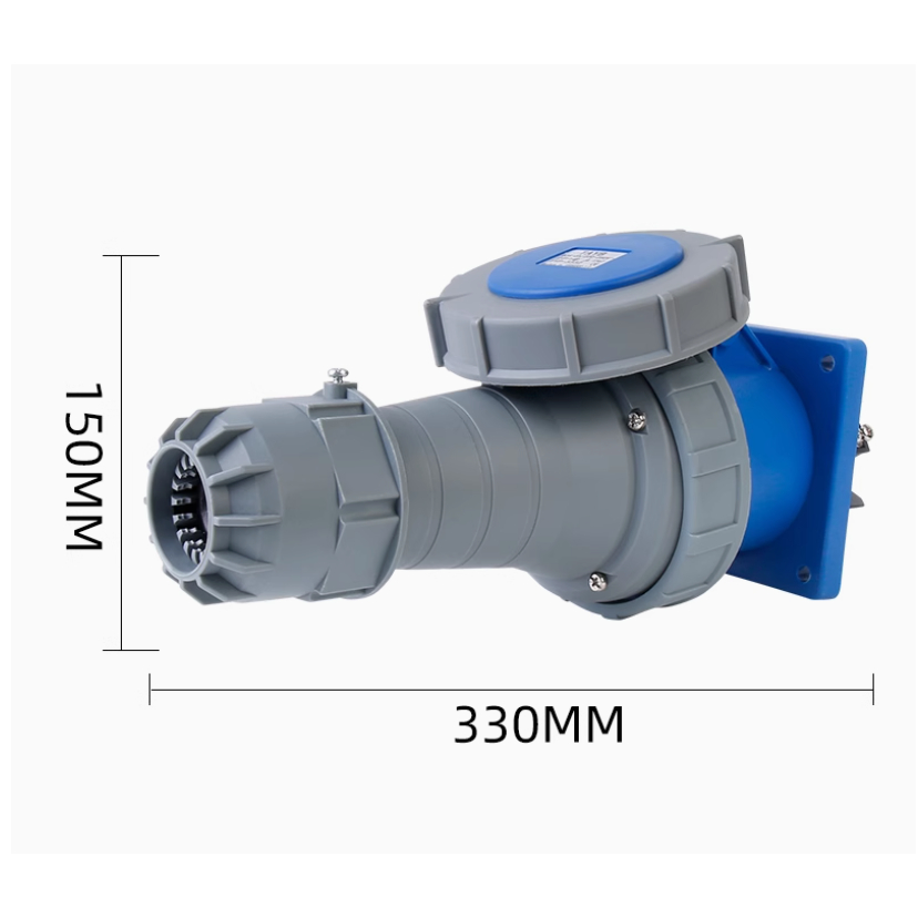 Ip67 Industrial waterproof plug socket 125A aviation plug male and ...