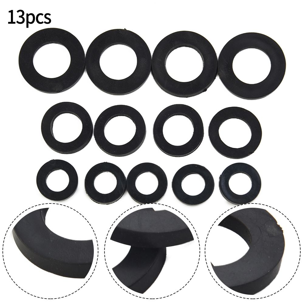 13 assorted rubber gaskets, rubber gaskets, faucets, bathtubs, sinks ...