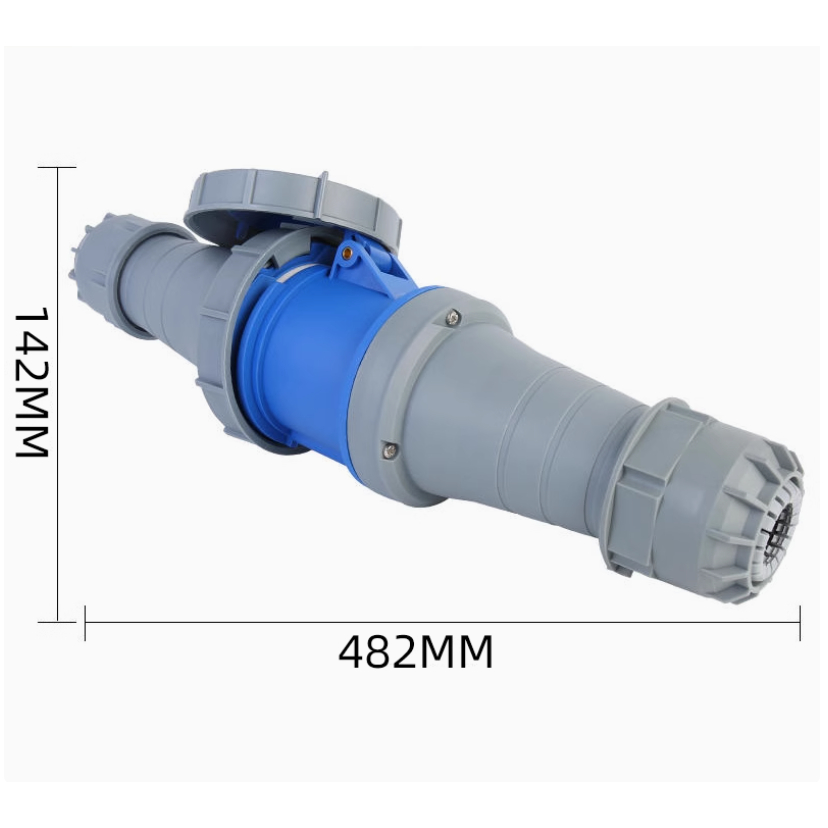 Ip67 Industrial waterproof plug socket 63A aviation plug male and ...