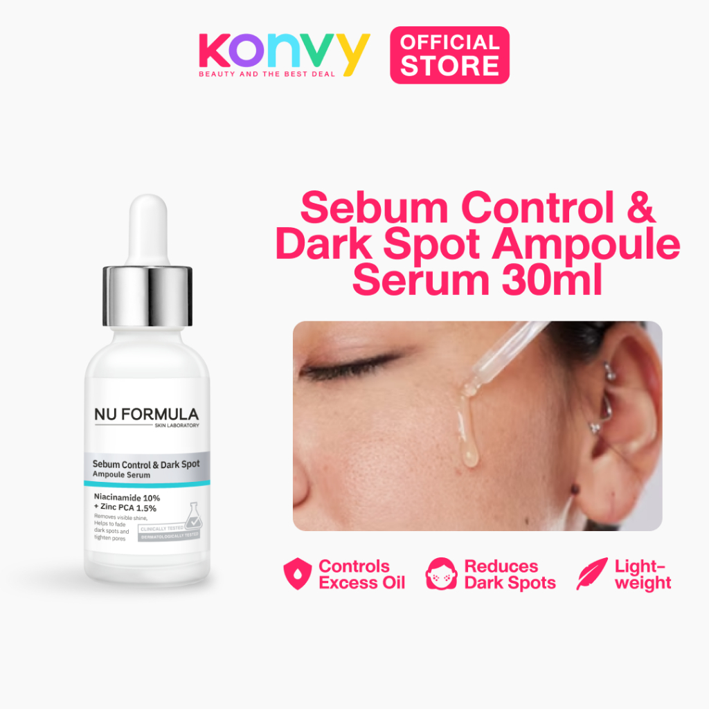 Nu Formula Sebum Control & Dark Spot Ampoule Serum 30ml | Shopee ...