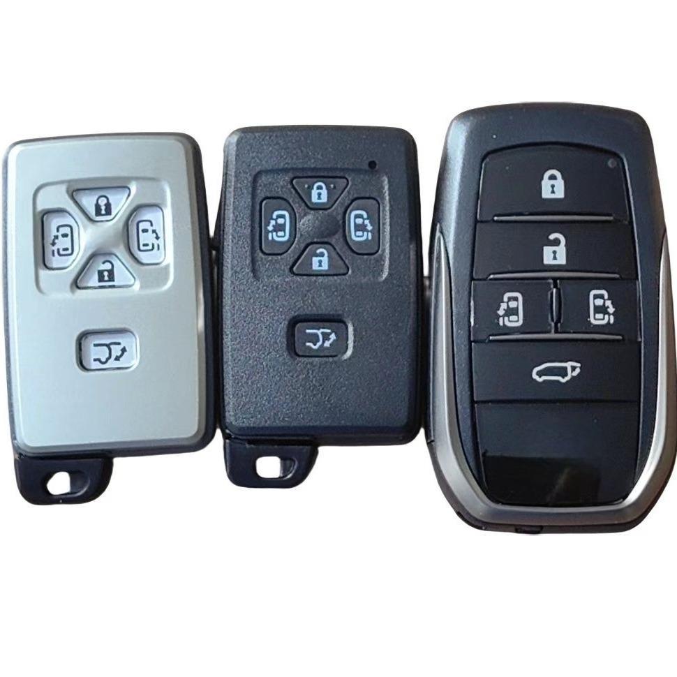 Key shell for retrofitting the 5 - button smart remote car key of the ...
