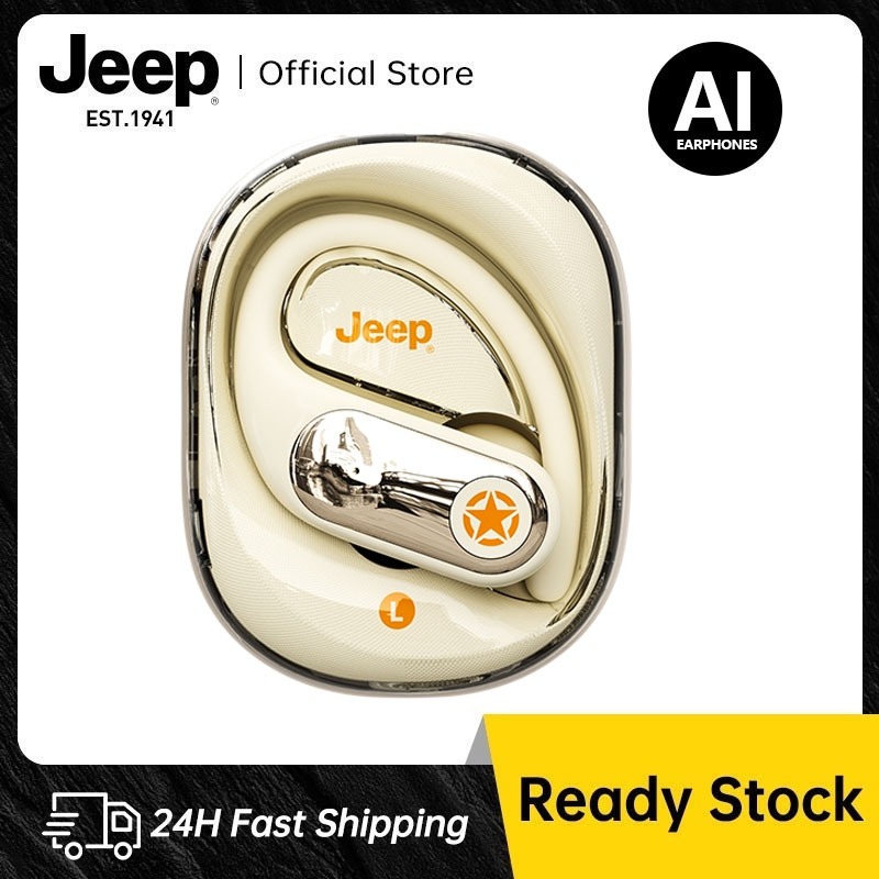 Jeep EW128 AI Translator Earbuds Bluetooth 5.4 Smart Real-Time ...