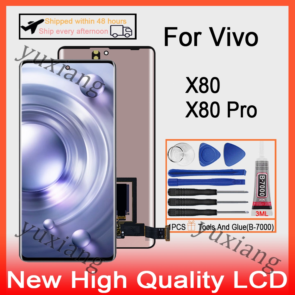AMOLED TFT For Vivo X80 X80 Pro LCD Touch Screen Digitizer Replacement ...