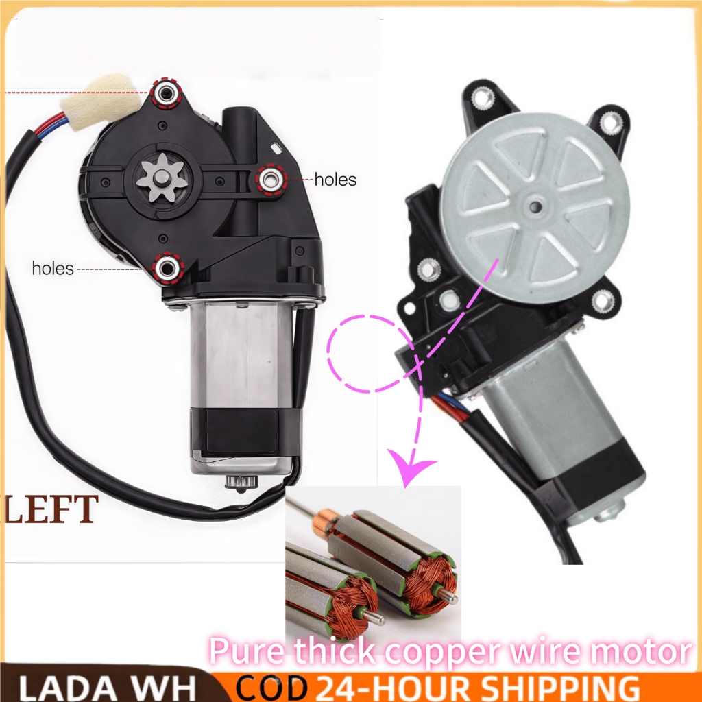 [Manila WHSLE] POWER WINDOW MOTOR REPLACEMENT 3 HOLES 7 GEAR And 4 ...