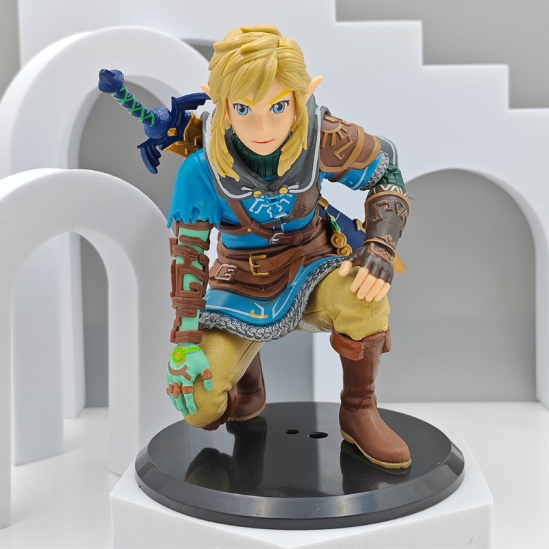14cm Japan Game The Legend of Zelda: Tears of the Kingdom Squat Posture ...