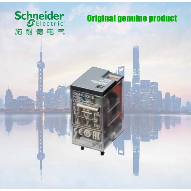 [Original Authentic] Schneider Small Relay RXM2LB2BD DC24V 5A 2 Open 2 ...