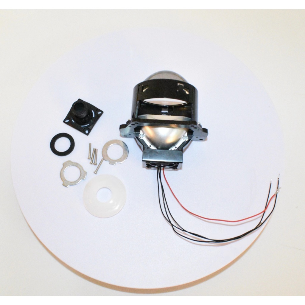 2PCS 3.0 inch Bi-led Lens 50000LM LED Projector Lenses For Hella Headlight H4 H7 9005 9006 High ...