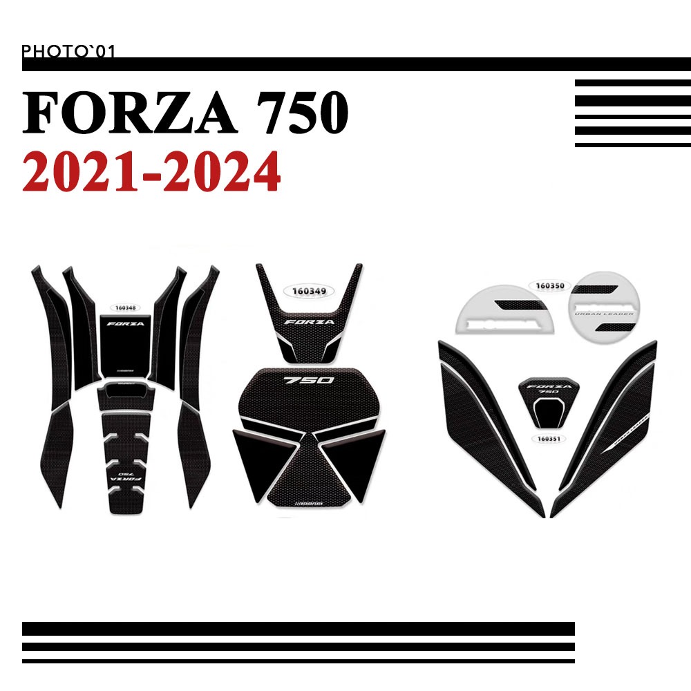 PSLER For Honda FORZA750 FORZA 750 Anti Slip Oil Fuel Tank Pad Sticker ...