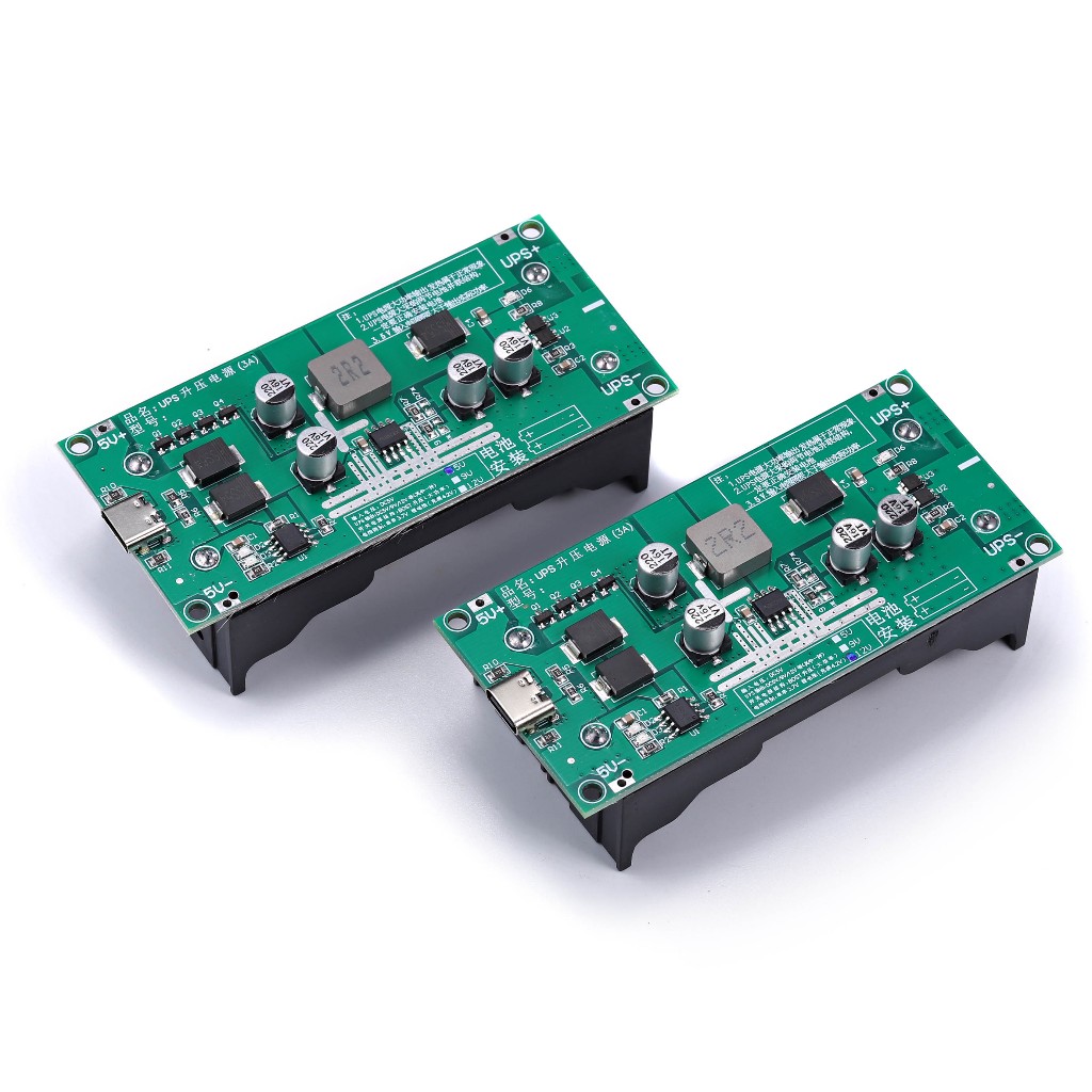 3A High Power 18650 Lithium Battery Booster Module 5V12V Charging While ...