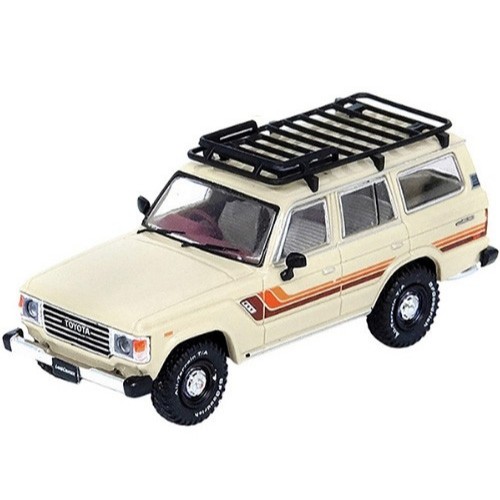 INNO64 1:64 IN64-FJ60-BEI Toyota Land Cruiser FJ60 with Roof Rack Beige ...