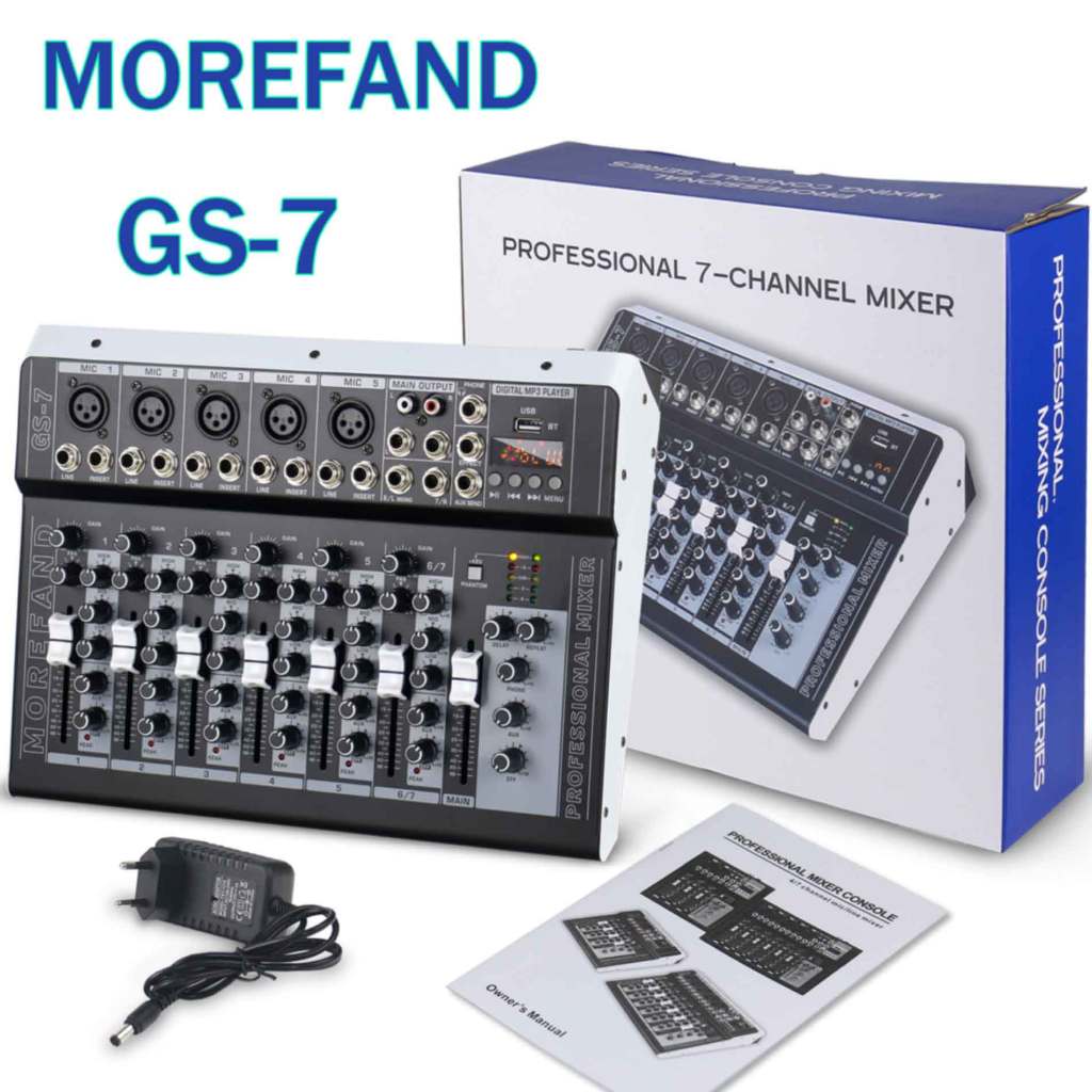 Professional mixer audio GS-7/DJ-DS04 Full-function mixer, equalizer ...