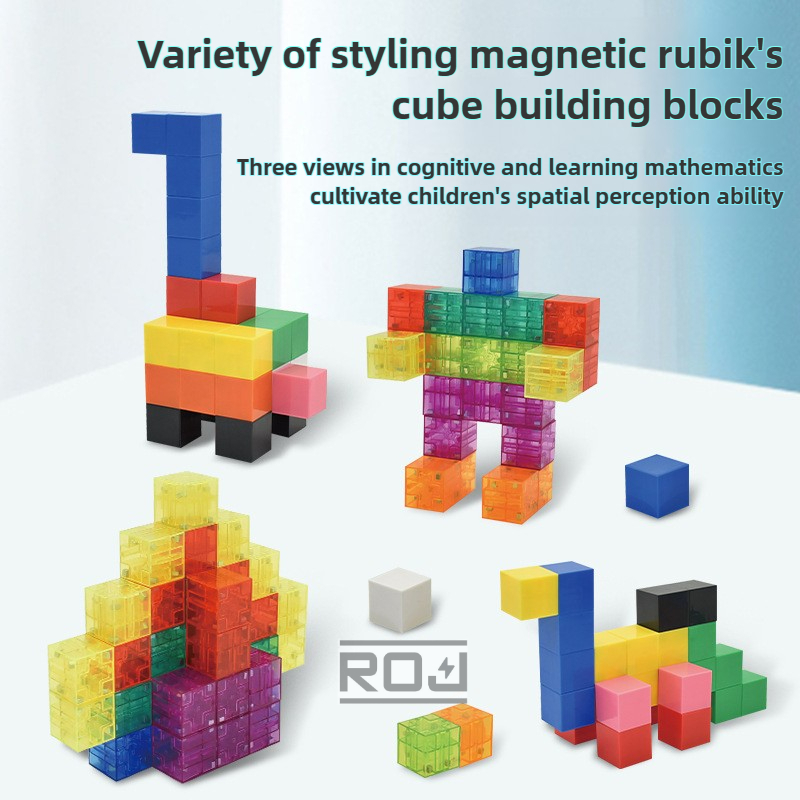 Magnetic Building Blocks Rubik's Cube Magnetic Building Blocks Early ...