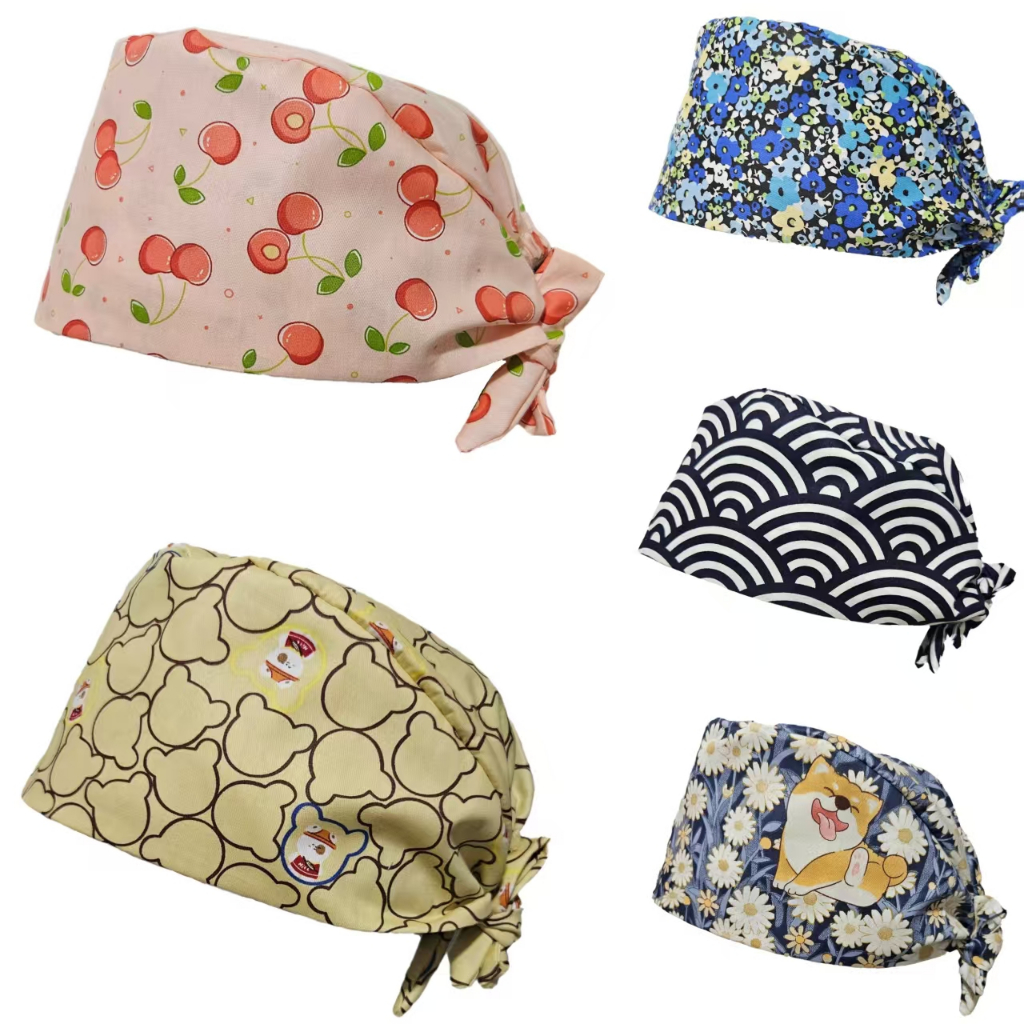 Nurse hat, surgical hat, dental care hat, pet clinic work hat, soft ...