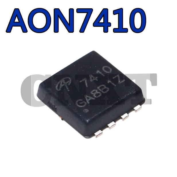 5~10PCS 7410 AON7410 DFN3X3-8 Single N Channel 30V 24A MOS Field Effect ...