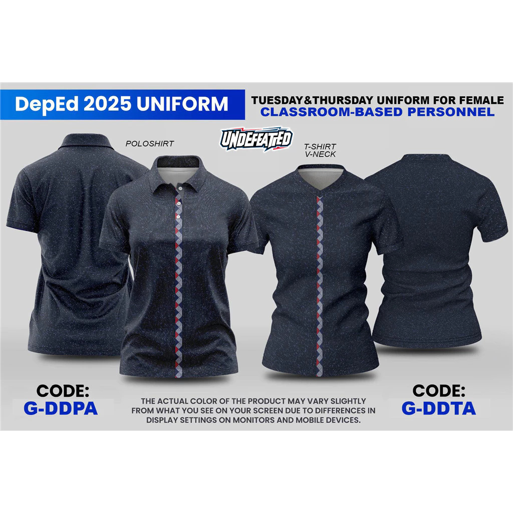 2025 NEW DEPED UNIFORMS TUESDAY & THURSDAY UNIFORM FOR FEMALE CLASSROOM ...