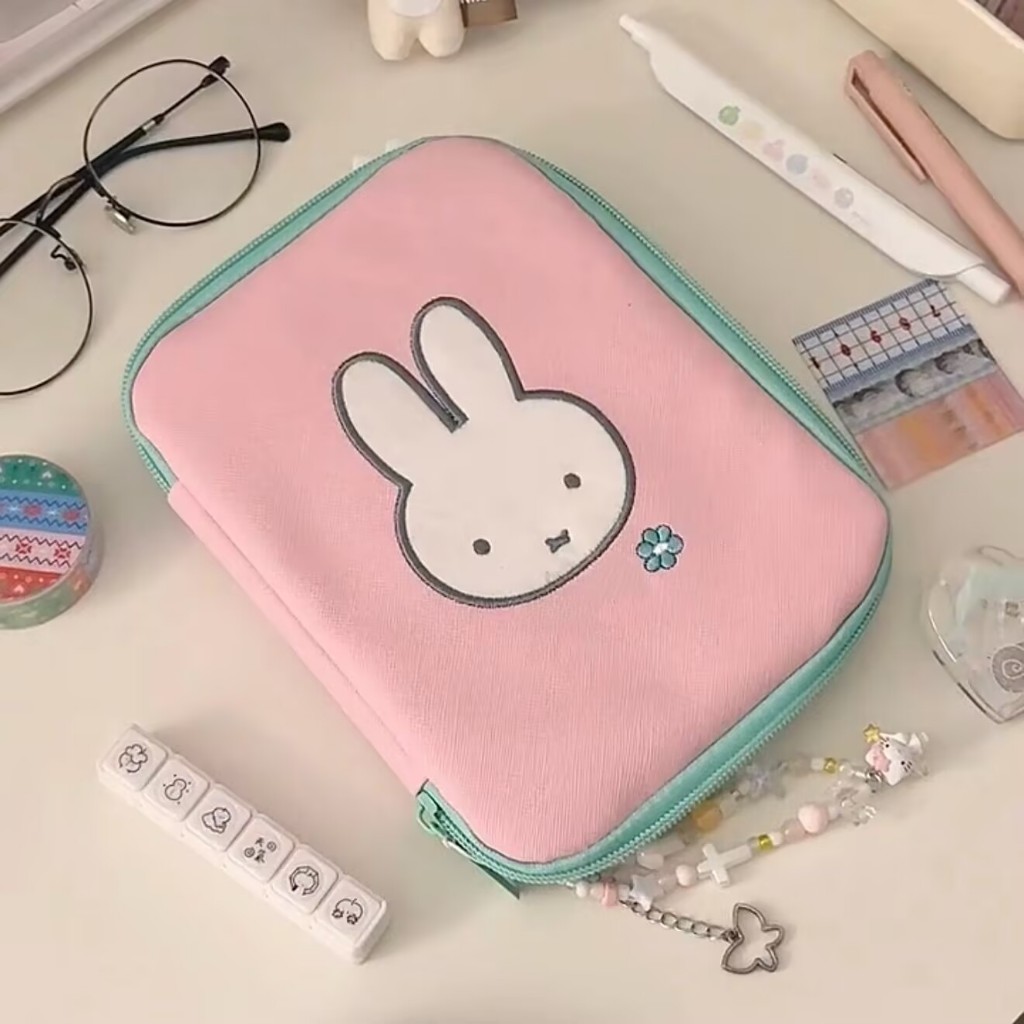 OHAYA | Miffy Embroidery Storage Bag Multi-Function Tool Bag Large ...