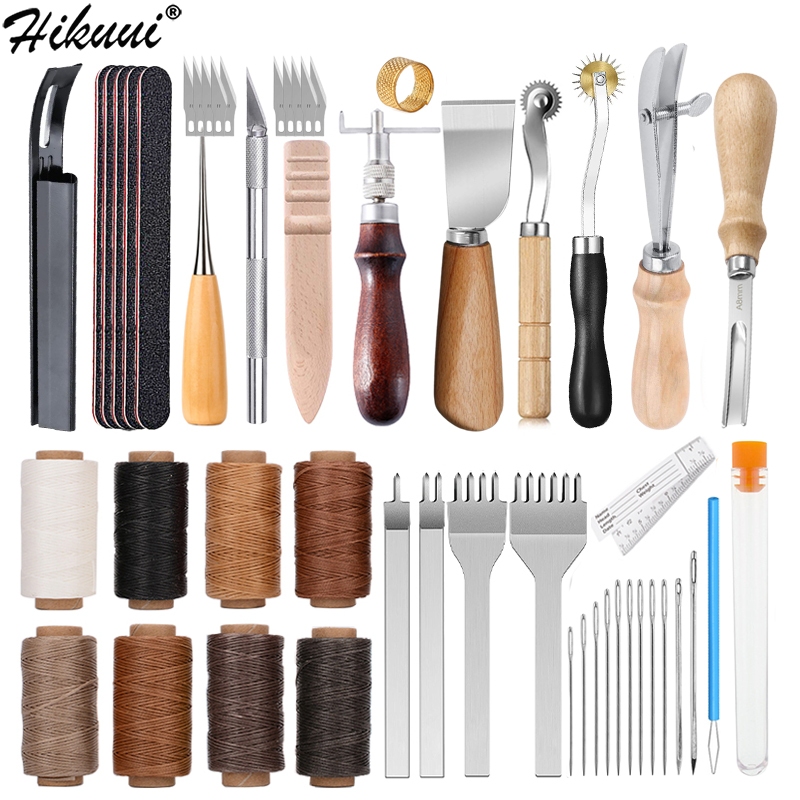 39Pcs Leather Sewing Tools Set For Leather DIY Craft Handmade Stitching ...