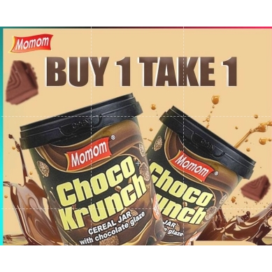 [BUY 1 TAKE 1] Momom Mini Chocolate & Ube Krunch, Crunchy Cereal Snack ...