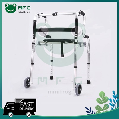 【Local shipment】Adult walker Stainless steel walker crutch cane stick ...